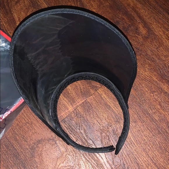 BOUTIQUE | Accessories | Shiny Transparent Plastic Adjustable Visor ...